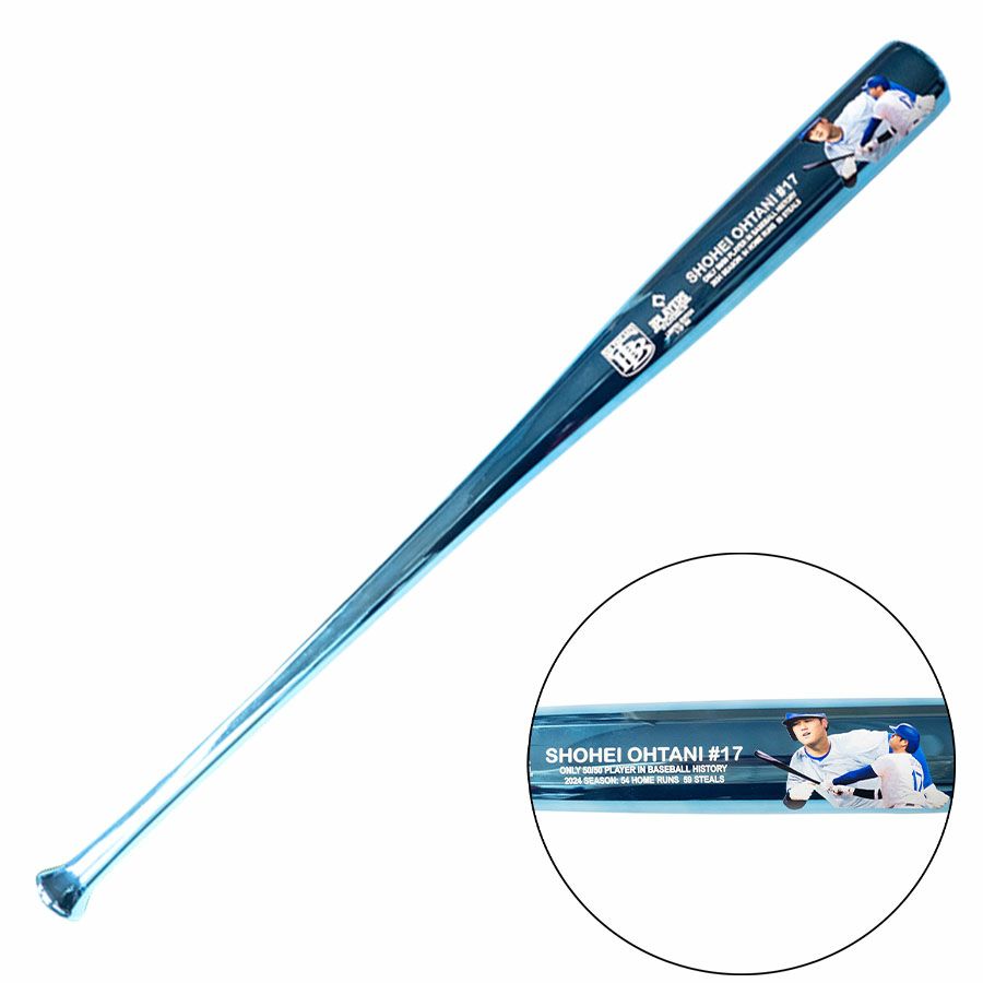 MLB 大谷翔平 ドジャース バット 【100本限定】Record 50/50達成記念 Season Chrome Splash Bat ...